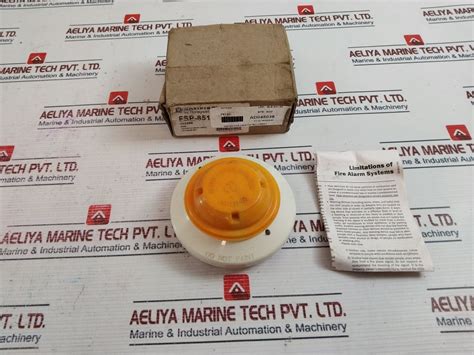 Notifier Fsp 851 Smoke Detector Head Aeliya Marine