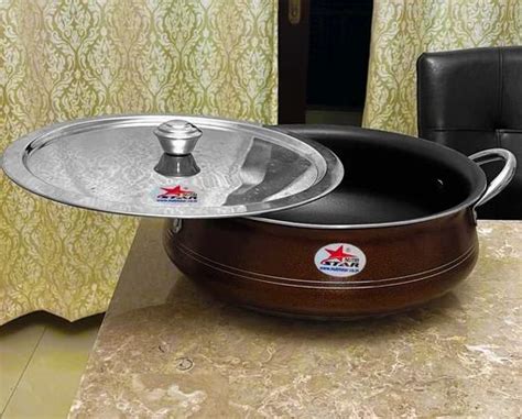 Biryani Handi Non Stick Biryani Handi With Steel Lid Sizes 13 Inch