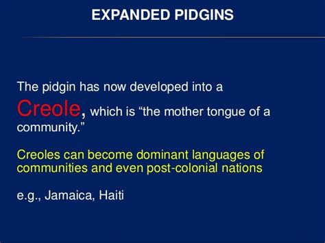 Pidgin Creole Loforlife