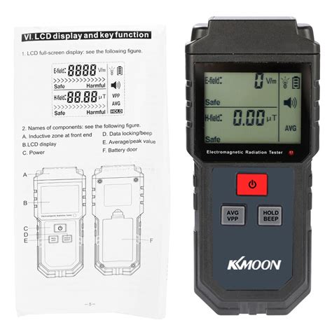 Kkmoon Portable Handheld Radiation Dosimeter Digit Grandado