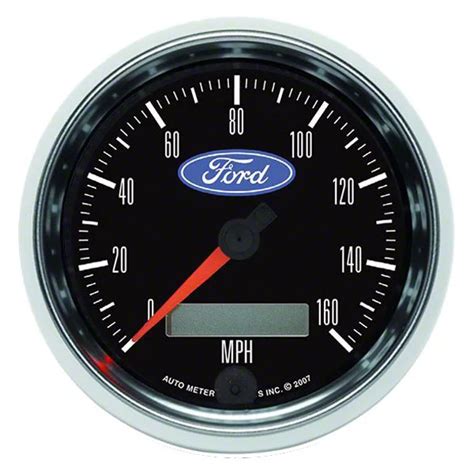 Auto Meter Ranger Ford Series 3 3 8 Inch Programmable Speedometer 0 160 Mph 880824 Universal