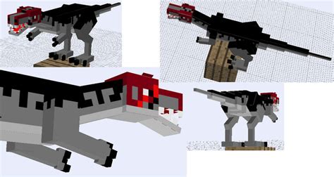 Minecraft Allosaurus By Bakuopp On Deviantart