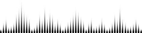 Black Sound Waves Are Visualized On White Background Creating An Abstract Representation Of