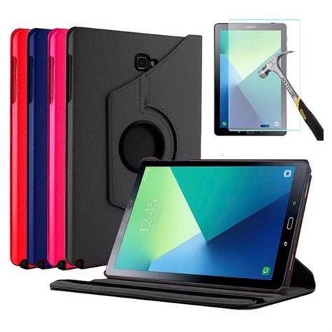 Capa Giratória Película Vidro Para Tablet Galaxy Tab A S Pen De 101