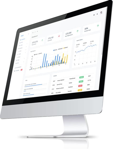 套实用Bootstrap管理后端应用HTML模板 Space
