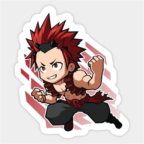 Eijiro Kirishima Chibi Sticker Chibi Kirishima My Hero Academia
