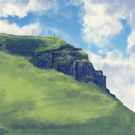 Landscapepainting Landscapearchitecture Mountain Devinda Tharun
