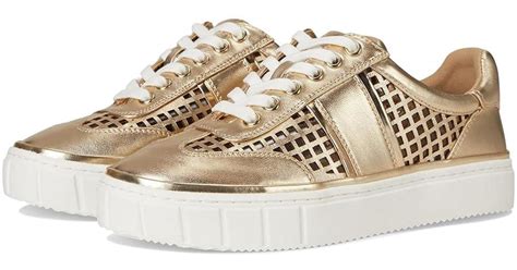 Vince Camuto Raiden Cut Out Platform Sneakers Shoes Leather In