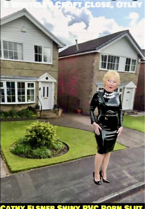 Cathy Shiny Pvc Tight Dress Porn Kinky Slut Granny High Heel Slut
