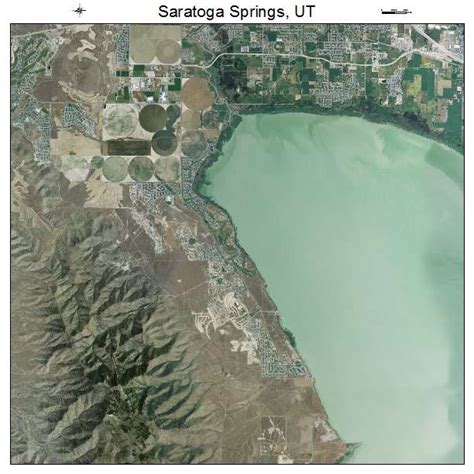 Aerial Photography Map Of Saratoga Springs Ut Utah