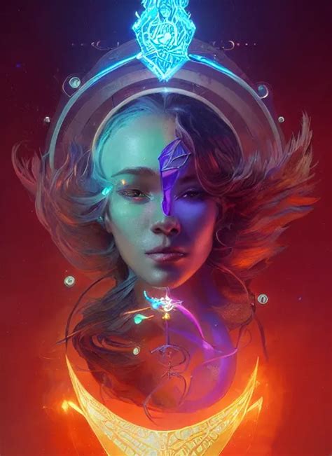 Sorcerer casting spell, glyphs, magic, artstation, | Stable Diffusion | OpenArt