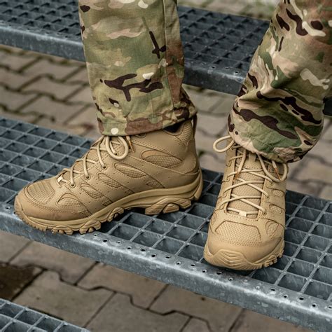 Merrell Moab 3 Mid Tactical Waterproof Boots Dark Coyote Buy Online