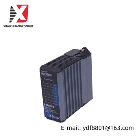 foxboro fbm219 p0916rh advanced discrete i o interface module