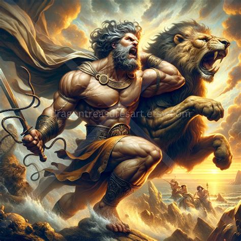 Hercules Download Digital Art Instant Downloadable Wallpaper