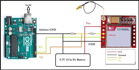 Sim800l Module Schematic Send And Receive Messages Using Sim