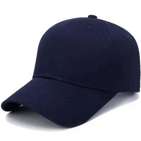 Blue Plain Cotton Caps For Casual Wear Size Medium At Rs 70 Piece In Mumbai
