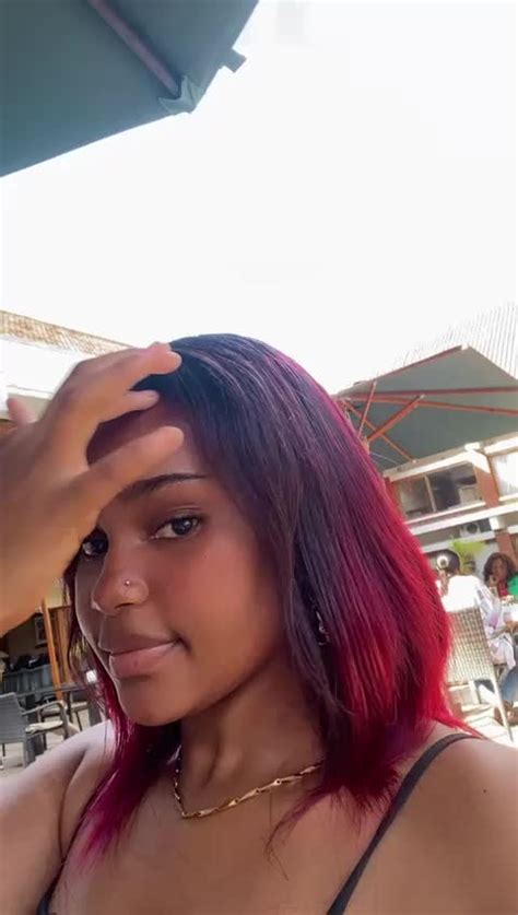 Cute Nessa Showing Off That Ear To Ear Wig Made By Me😊 You Can Never