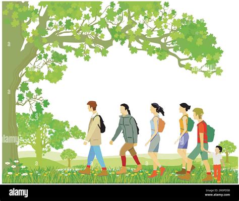 Hiking People Cut Out Stock Images And Pictures Alamy