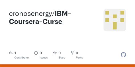 Github Cronosenergyibm Coursera Curse