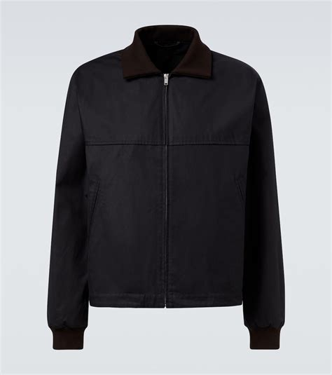 Mantis Cotton Blouson Jacket In Black The Row Mytheresa