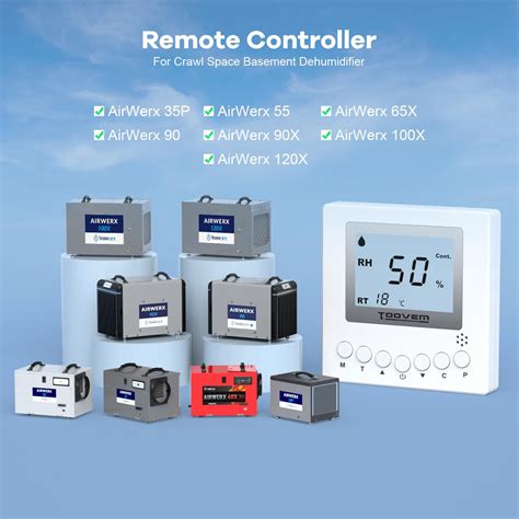 Baseaire Dehumidifier Remote Controller For Digital Humidity