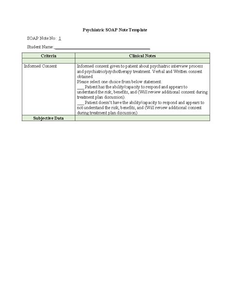 27646 555595230 Psychiatric Soap Note Template 6315702604644867