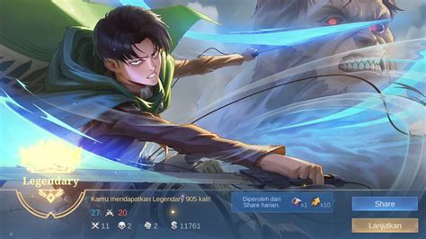 Levi Gameplay Mlbb Youtube