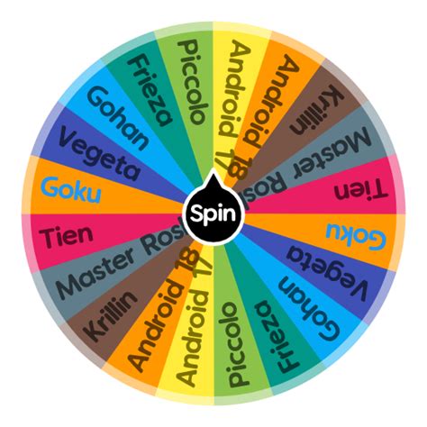 Dragon Ball Universe 7 Character Spin The Wheel App