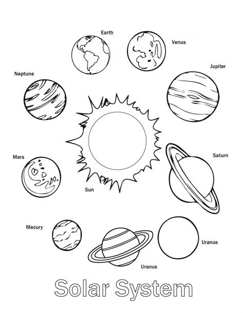 Solar System Labeling Worksheet 22 Printable Pdf Template