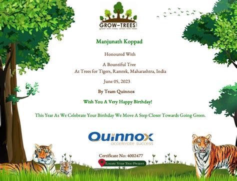 Manjunath Koppad On Linkedin Worldenvironmentday2023 Treeplantation Sustainable Quinnox