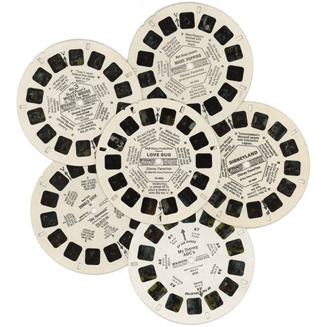 View Master 6 Disney Reels Disney Abcs Love Bug Donald Duck And More