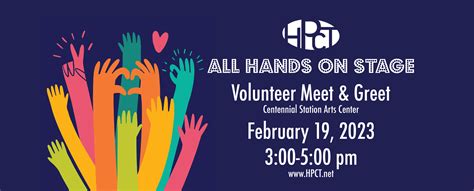 All Hands On Stage Volunteer Meet And Greet — High Point Community Theatre