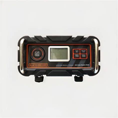 Blackdecker 15a Battery Charger With 40a Engine Start Clamps