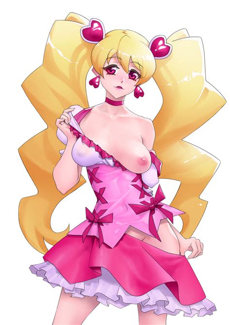 Rule 34 1girls Blonde Hair Breasts Cure Peach Female Female Only Fresh Precure Fresh Pretty