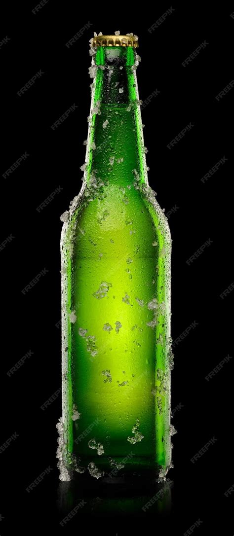 Premium Photo Green Bottle Of Beer