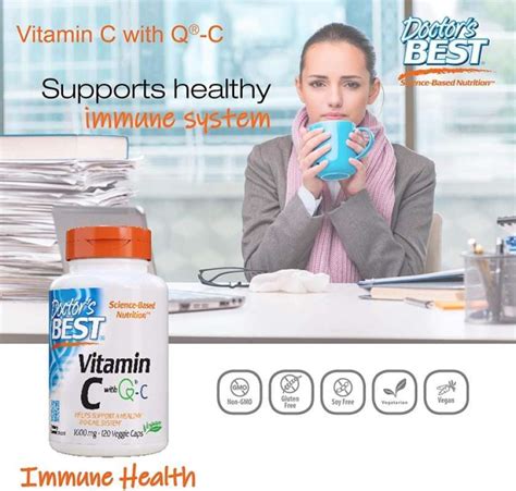 Jual Doctor Best Vitamin C 1000 Mg With Q C 120 Veggie Caps Di Seller