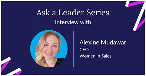 Productivity And Diversity In Sales Conversations With Alexine Mudawar