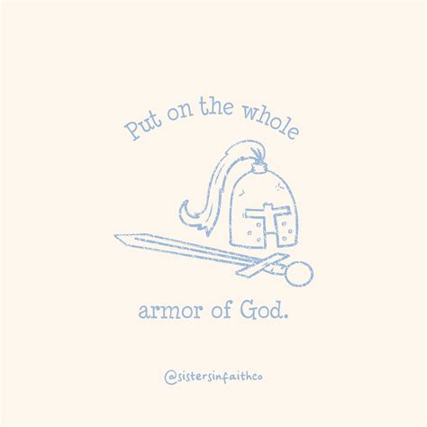 Ephesians 611 Armor Of God Aesthetic Ephesians 610 Tattoo