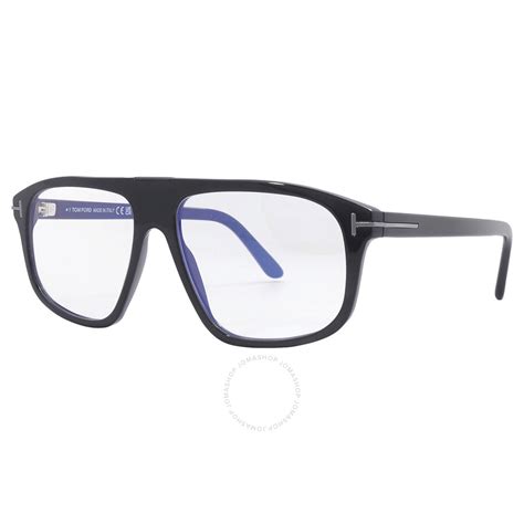 Tom Ford Blue Light Block Navigator Mens Eyeglasses Ft5901 B N 001 55