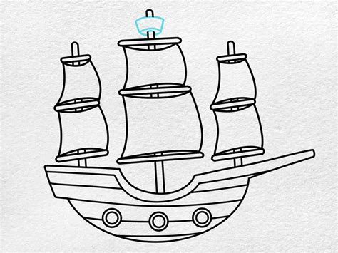 Pirate Ship Drawings