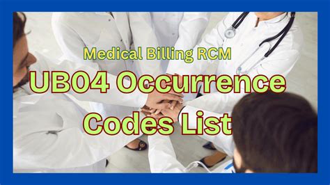 Ub04 Occurrence Codes List 2025