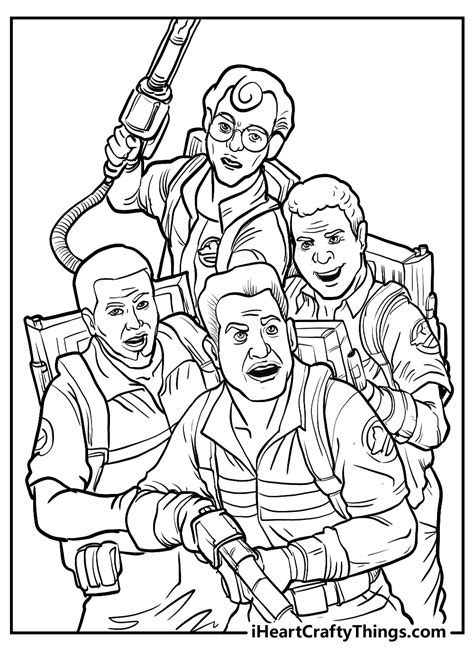 Ghostbusters Coloring Page