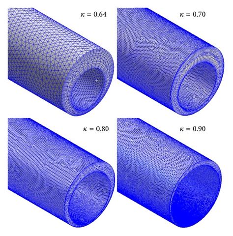 3d Section Of Meshed Annular Geometry Download Scientific Diagram