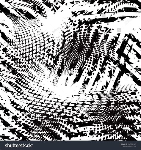 Abstract Monochrome Seamless Pattern Grunge Urban