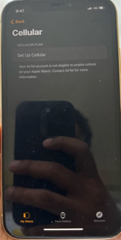 Unable To Set Up Cellular On Iwatch R Ios