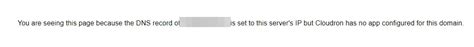 snappymail cloudron has no app configured for this domain cloudron forum