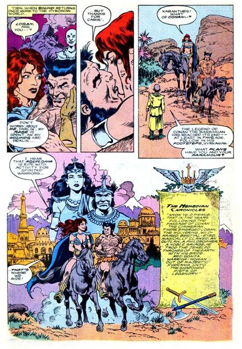 Wolverine Once Fought Conan The Barbarian And Married Red Sonja