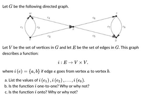 Solved Let G Be The Following Directed Graph Let V Be The Chegg