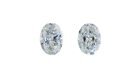 2 Pcs Diamonds 143 Ct Oval Gia Certificate Gorgeus Pair Of