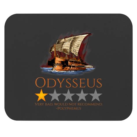 Odysseus Ancient Greek Mythology Meme The Odyssey Mouse Pads Sold By